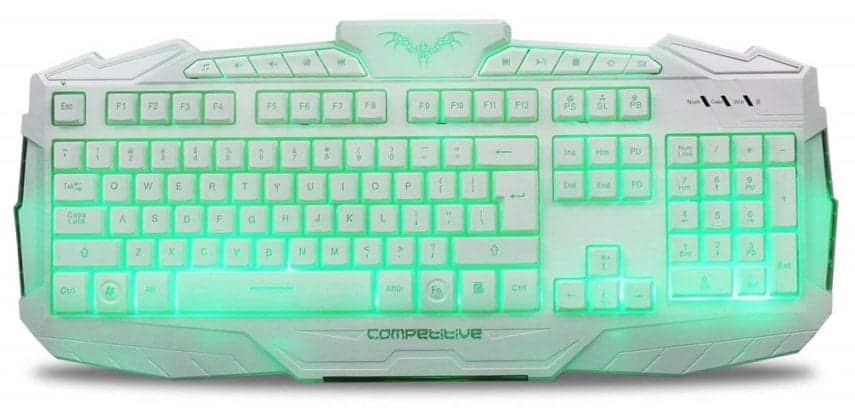 Why are white gaming keyboards more preferred?