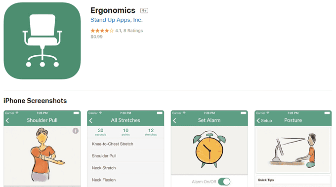 6 Awesome Ergonomics and Fitness Apps for the Office - NaijaTechGuide